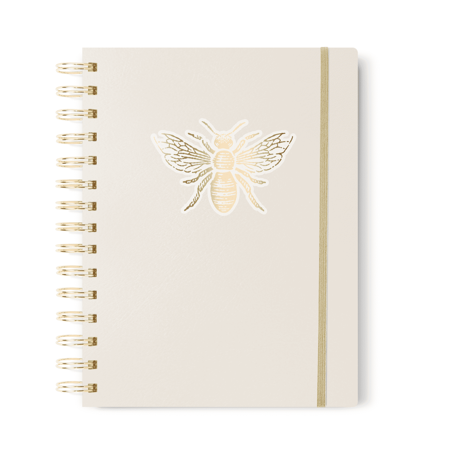 Bee Gold Foil Dot Grid Spiral Notebook, 7x9 inches - Walmart.com