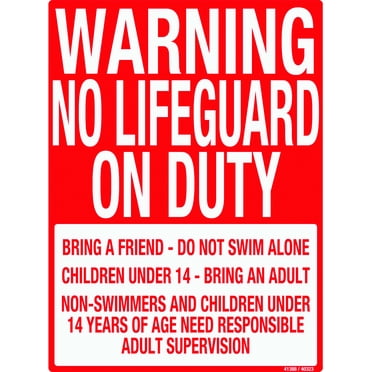 Poolmaster "Our Pool Rules" Animation Sign for Residential or ...