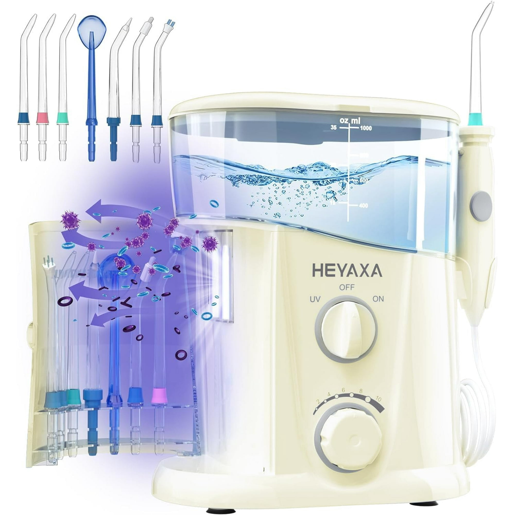Click here for Heyaxa Water Dental Flosser For Teeth Cleaning Wit... prices