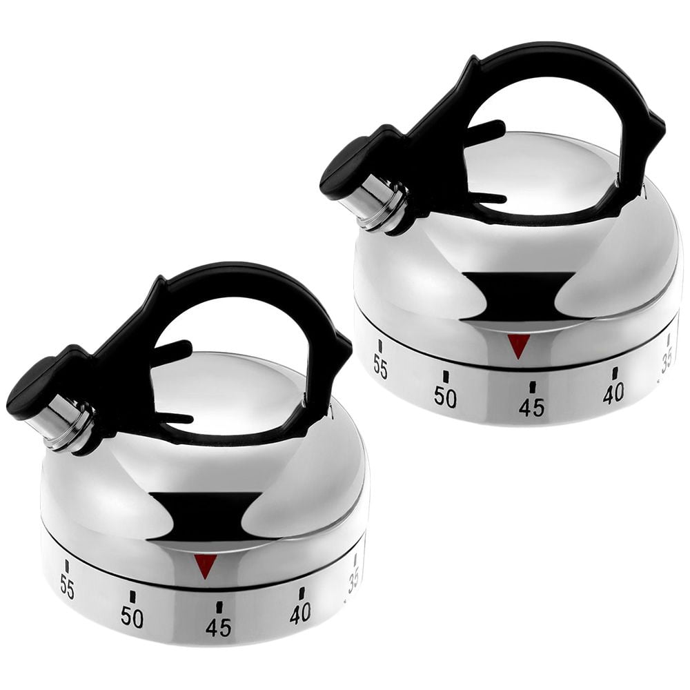 2PCS 60 Minute Alarm Practical Accessories Teapot Shaped Counting Tools ...
