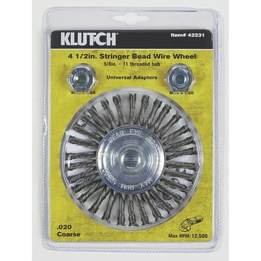 Klutch 6in. Soft Buffing Wheel with Arbor, 1/4in. Chuck, 4500 RPM ...
