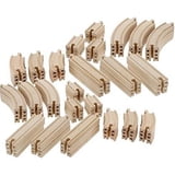 Right Track Toys Wooden Train Track 100 Piece for All Major Brands ...