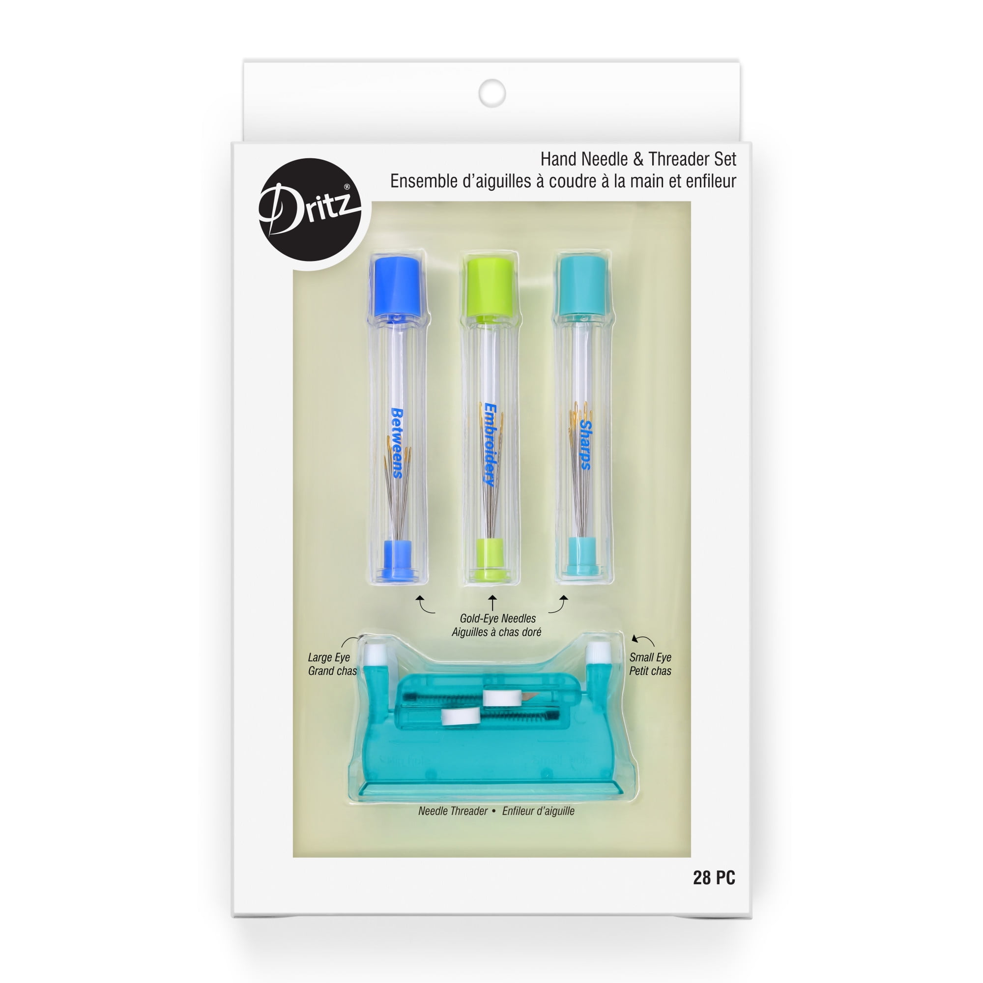 Dritz Hand Needle and Threader Set, 28 PC - Walmart.com