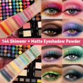 CHARMCODE 190 Colors Cosmetic Make up Palette Set Kit Combination with ...