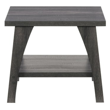 Walmart Gray Carved Floral Round Pedestal Side Table - Walmart.com