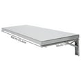 Wall-mounted Folding Concession Shelf Foldable Concession Shelf, 304 ...