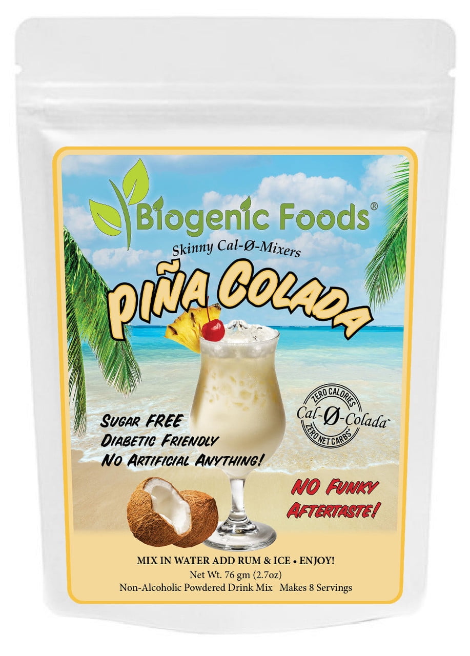 Skinny Cal-0-Colada Zero Calorie All Natural Pina Colada Cocktail Mix ...