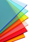 6 Pack Craft Colored Acrylic Sheets, 1/8 Thick, Translucent Plexiglass ...