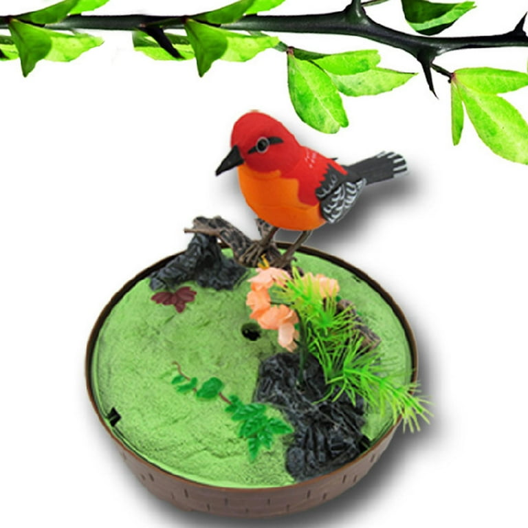 Motion Activated Fake Birds Moving Beak Motion Activated Singing Bird ...