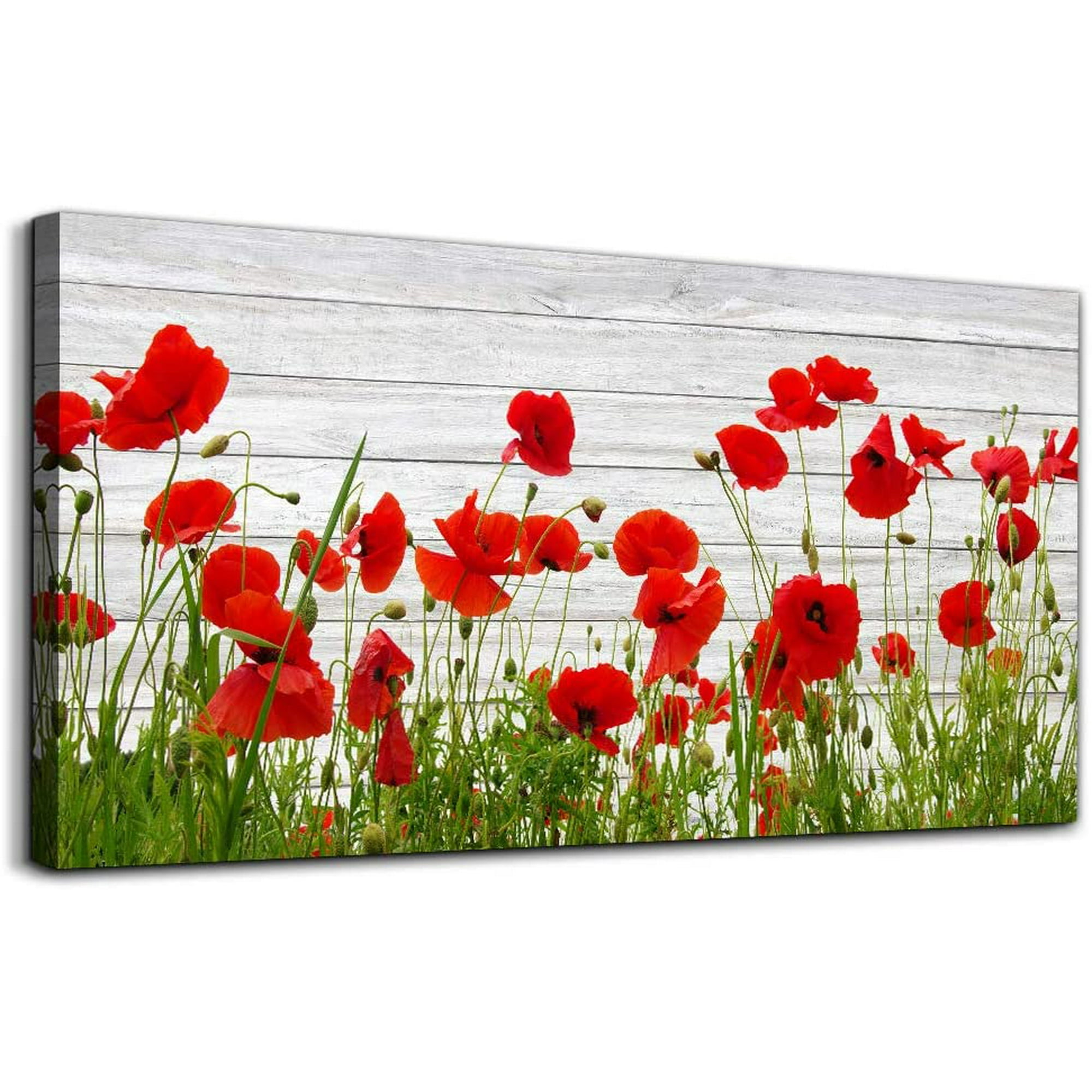 Red Flower Wall Art