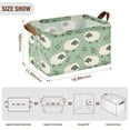 Sheep Pattern Collapsible Storage Bin Open Home Shelf Basket Water ...