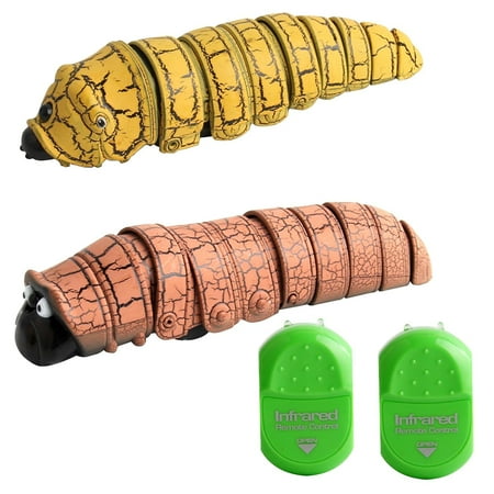 Caterpillar Remote Control Simulation Infrared Sensor Tricky Insect Toy ...