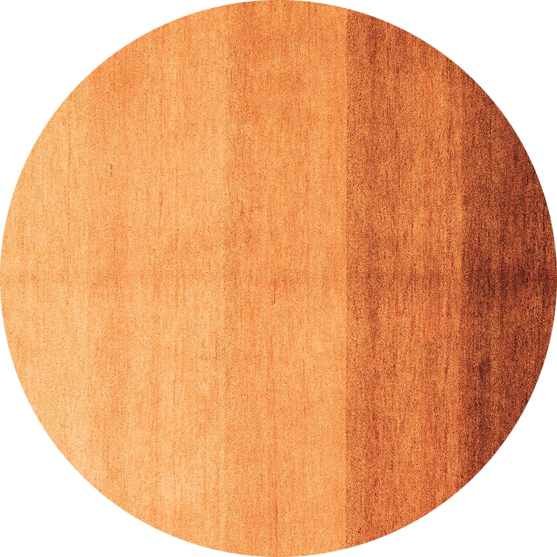 Ahgly Company Indoor Round Abstract Orange Modern Area Rugs, 8' Round ...