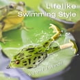 10 Pcs Frog Lures - Topwater Frog Lures for Bass & Trout Fishing - Soft ...