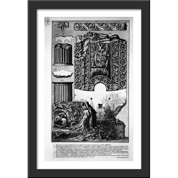 Drip, ceiling architrave, frieze and piece of spare columns 26x40 Large ...