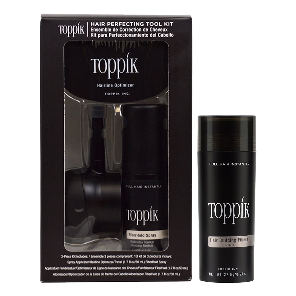 Toppik Tool Kit + Gray 0.97oz - Walmart.com