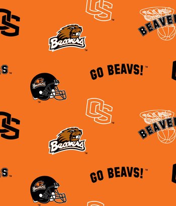Oregon State Super Soft Collegiate Classic Fleece Allover Design-Sold ...
