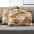 Burnt Orange Pillow Covers Set of 2, Modern Abstract Gradient Orange ...