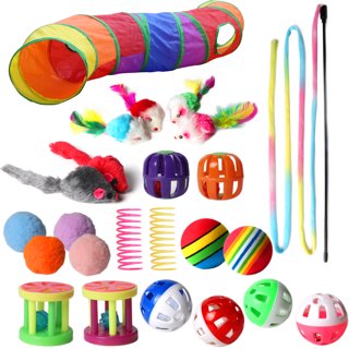 Folding Cat Tunnel Toy Collapsible Cat Tunnel Interactive Cat Toy Cat ...