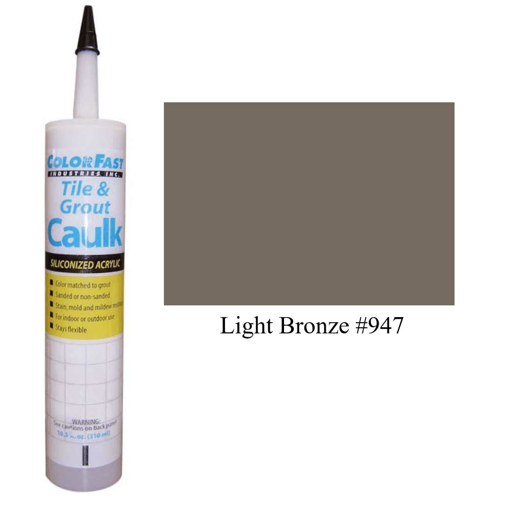 Colorfast Latex Colored Caulk - Tec Caulk Color Line Light Bronze ...