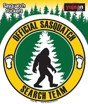 OFFICIAL SASQUATCH SEARCH TEAM STICKER - "Squatcher" Weather Resistant ...