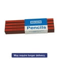 Dixon Ticonderoga - 19973 - 7 HARD LEAD FLAT CARPENTER PENCIL 997-H ...