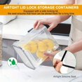 Cereal Storage Container Set of 6, Vtopmart Airtight Food Storage ...