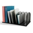 Safco Desktop File Holder, Metal Office Vertical Organizer, Eight ...