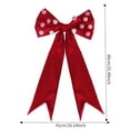 Eolstice 31.4x16.1In Valentines's Day Fluff Ball Bow, Large Decorative ...