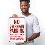 No Overnight Parking Sign, - Walmart.com