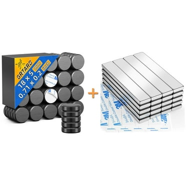 Creative Hobbies 1 Inch Round Disc Ceramic Magnets - 25 Pack for DIY ...