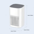 Air Purifier for Home with USB-C Cable – Small Air Purifier, 3-Stage ...