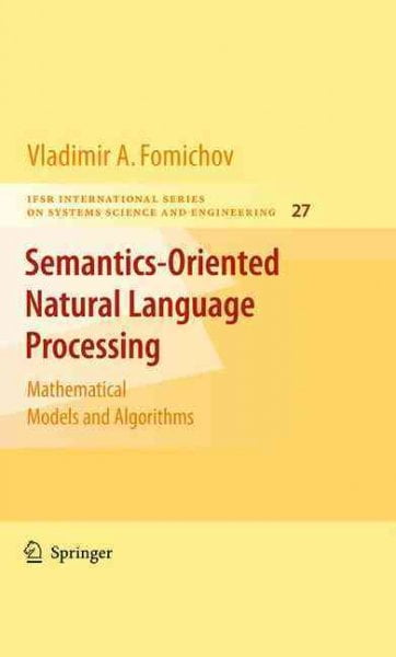Pre-Owned Ifsr International Systems Science and S Semantics-Oriented Natural Language ...