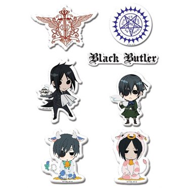 Black Butler Sticker - Walmart.com