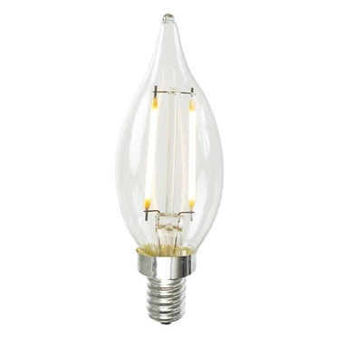 0.96 watt 130V C9 Ceramic LED Warm White Twinkle Bulb with Nickel Base ...