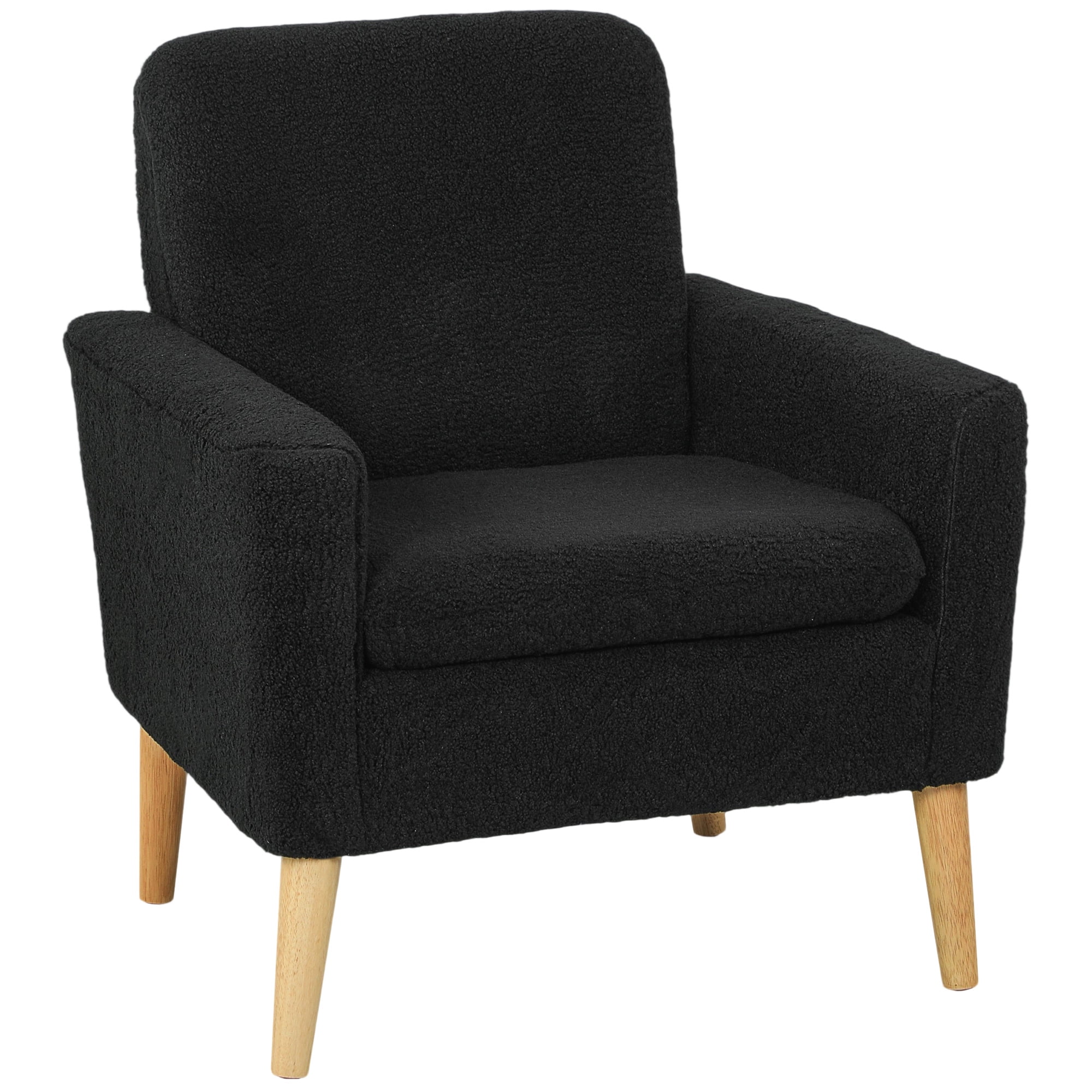 Click here for Homcom Teddy Accent Chair Upholstered Modern Armch... prices