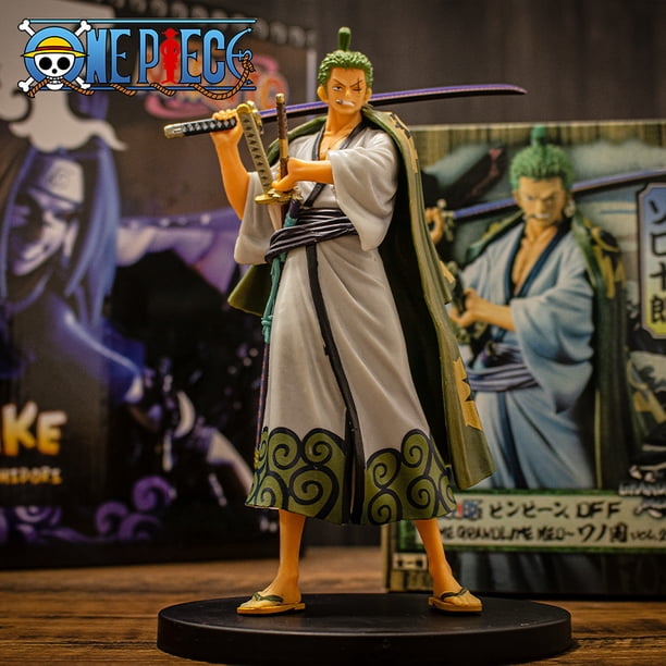 One Piece Figures Roronoa Zoro Anime Action Figure 17Cm,Pvc Figures ...