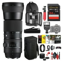 Sigma 150-600mm f/5-6.3 DG OS HSM Contemporary Lens for Canon EF Bundle ...