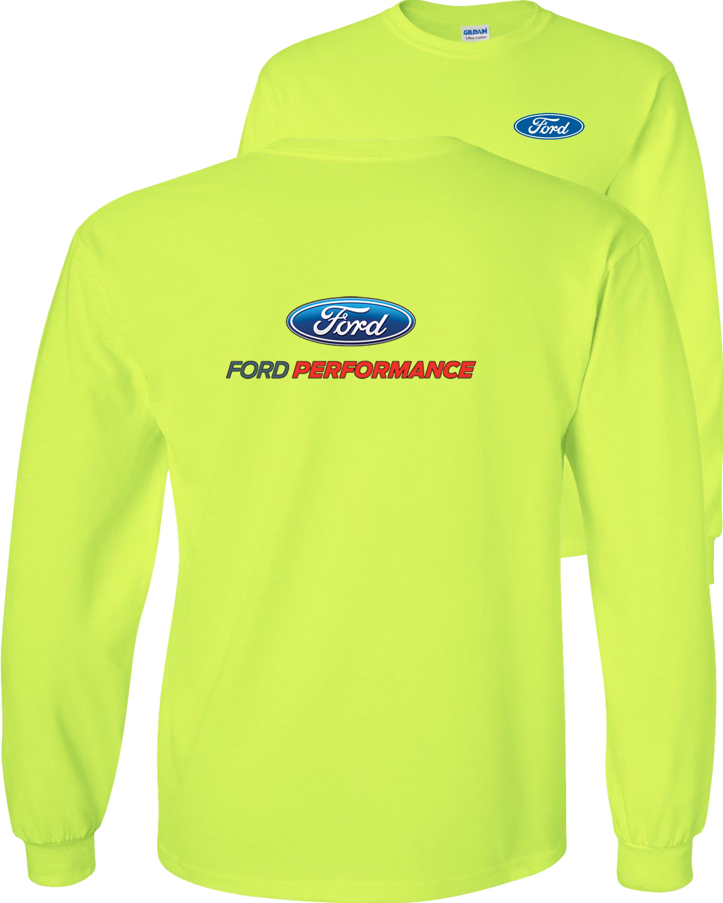 Ford Performance Long Sleeve Shirt GT Racing ST Logo - Walmart.com
