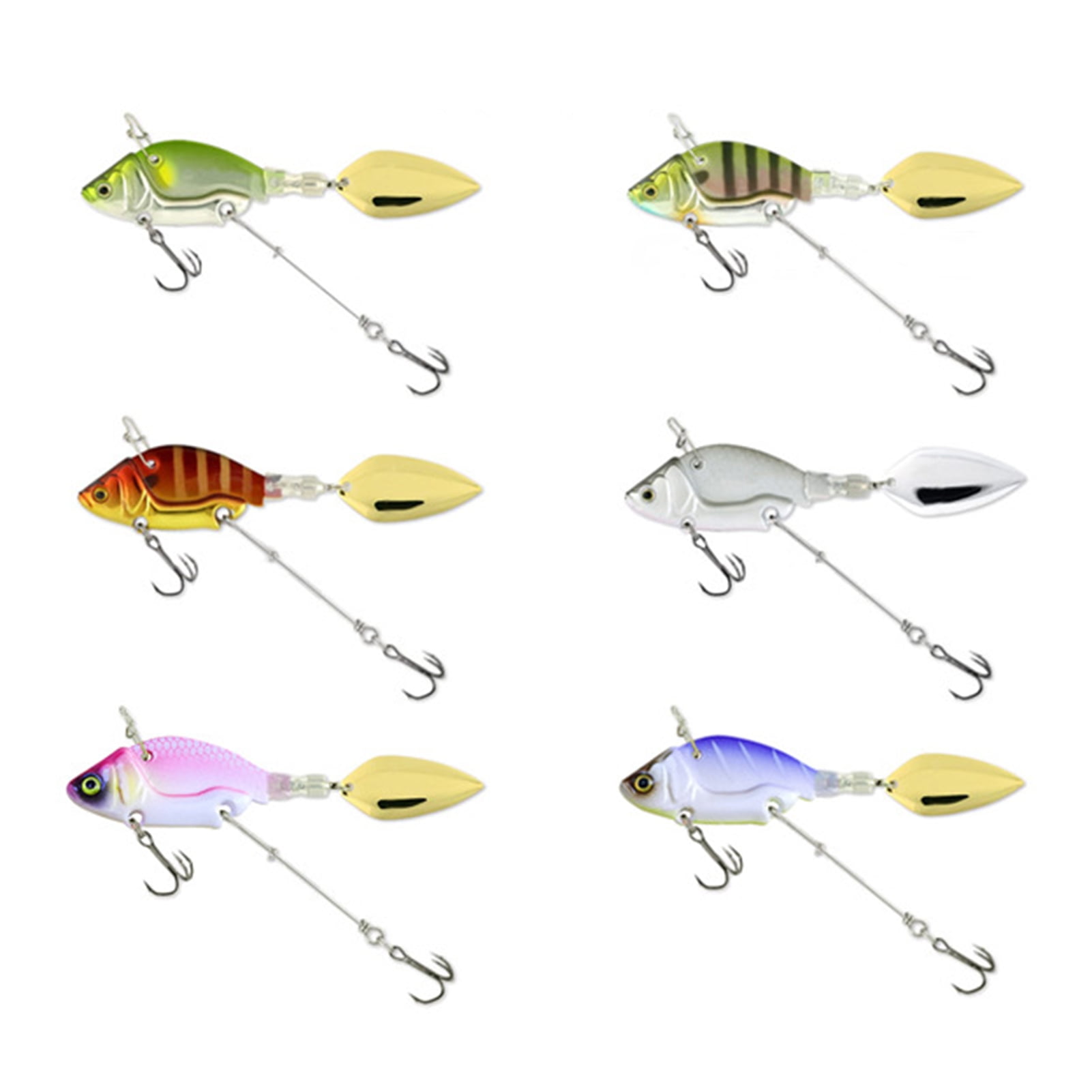 Cheers.US 13.6g Fishing Lure Sinking Powerful Hook Vibration Lipless ...