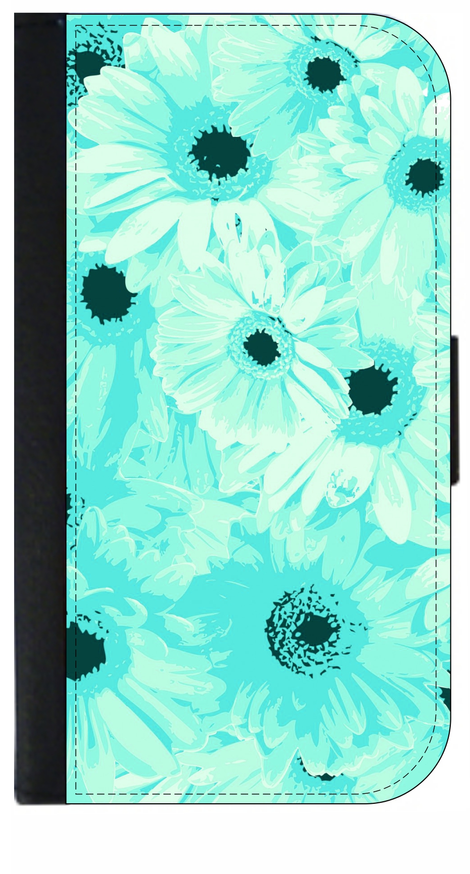 Blue Daisy Flowers - Phone Case Compatible with the Samsung Galaxy s9 ...