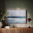 Abstract Seascape in Textured Oil Layers, wall decor, home decor, art ...