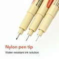 12 Tip Pigment Liner Micron Ink Marker Pen for Manga Draw Sketching ...