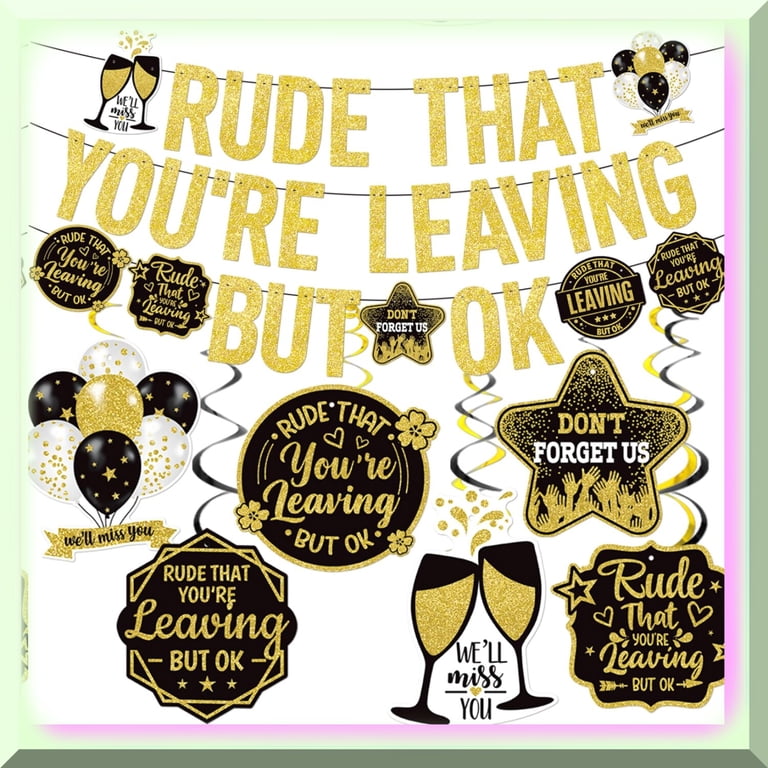 Going Away Party Printables