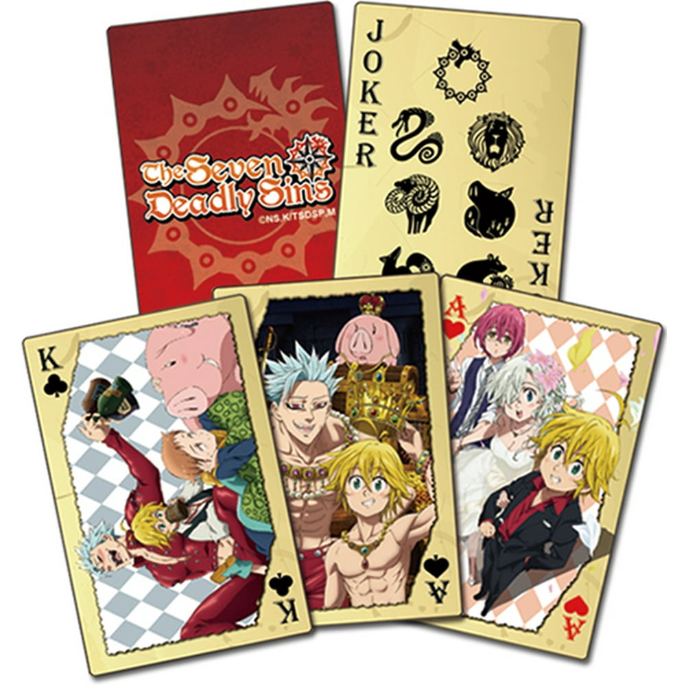 Playing Cards - The Seven Deadly Sins - Group New Licensed ge51635 ...