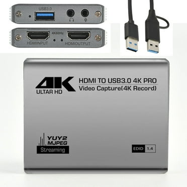DIGITNOW 4K Audio Video Capture Card, HDMI USB 3.0 Video Capture Device ...