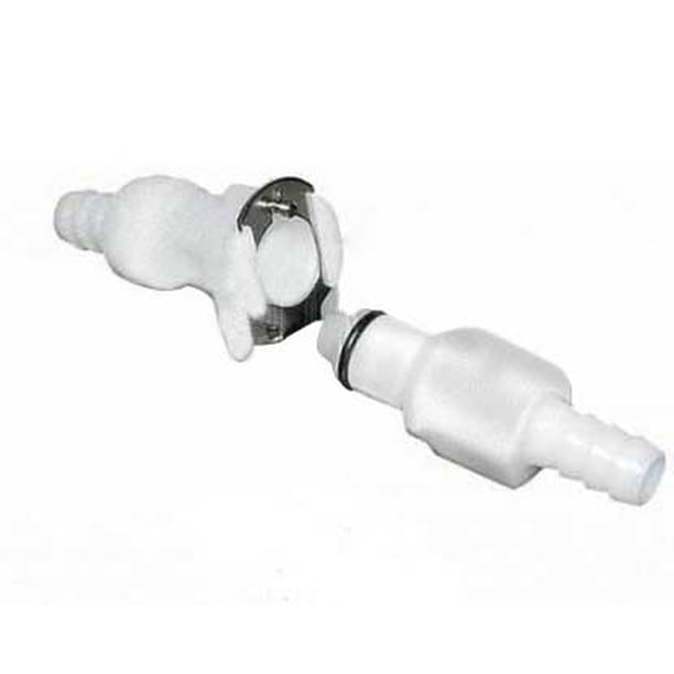 Fuel Gas Line Quick Connect Disconnect 5/16" Motorcycle Atv Dual Shut ...