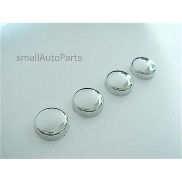 SmallAutoParts Chrome Screw Caps, Set Of 4 - Walmart.com - Walmart.com