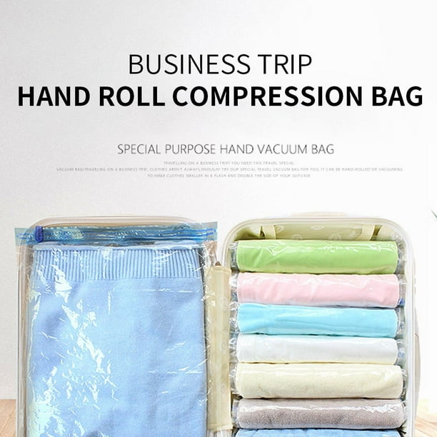 Great Value: Travel Roll Up Compression Vacuum Home Luggage Storage ...