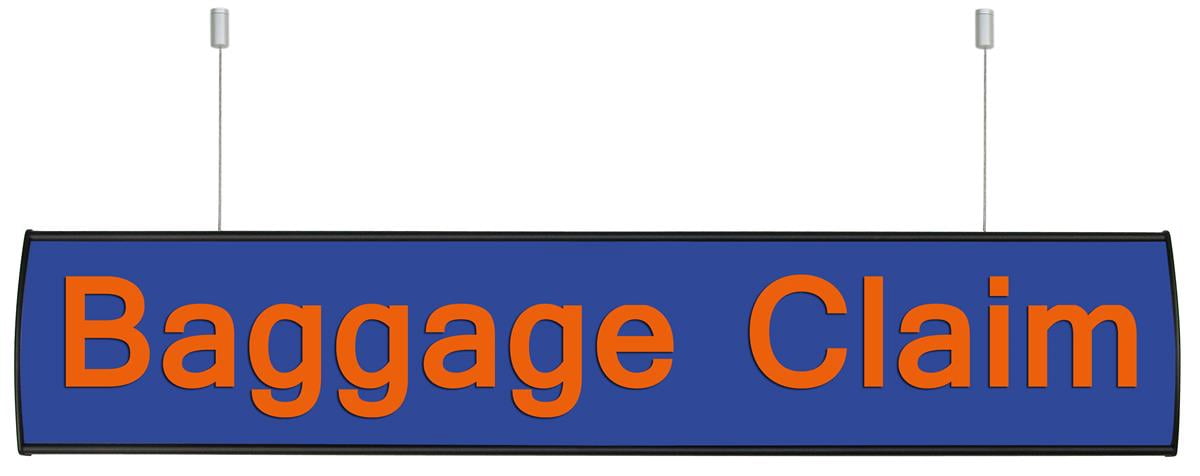 Hanging Office Sign, Double Sided with Included Hanging Cable (CSH5830 ...